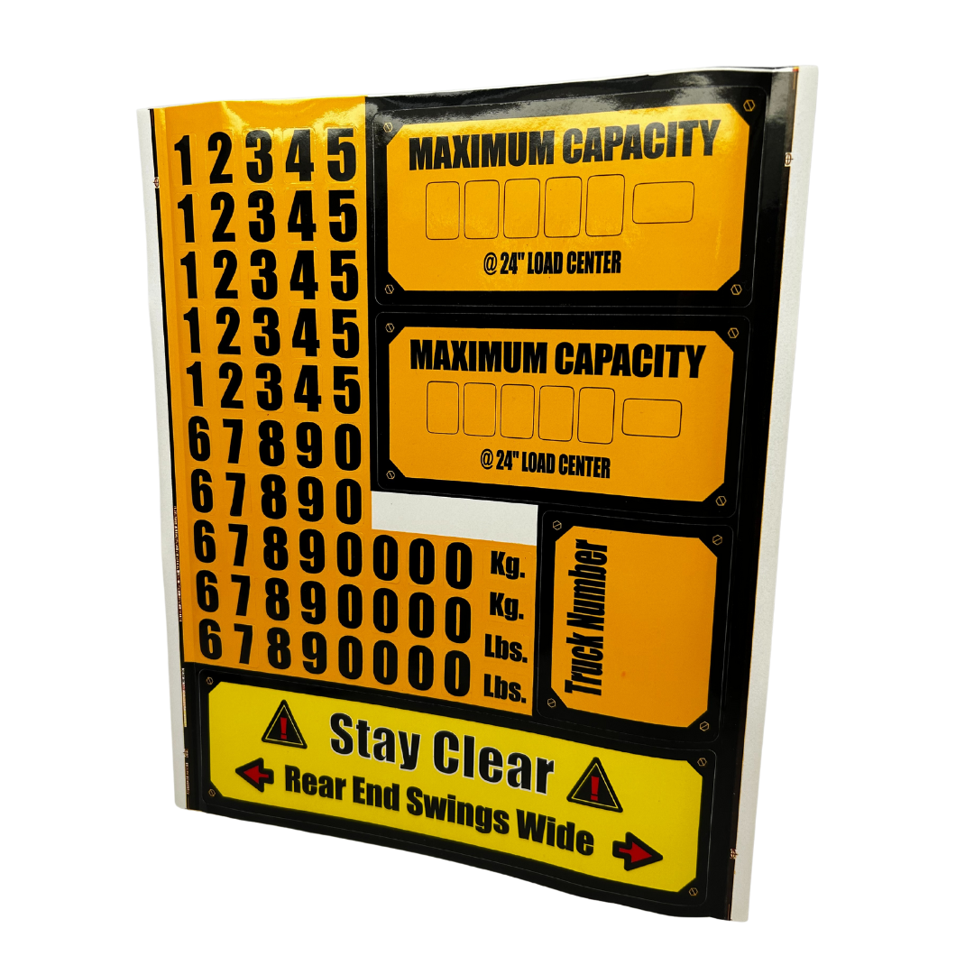 Lift Truck Safety Stickers – Log Books Unlimited