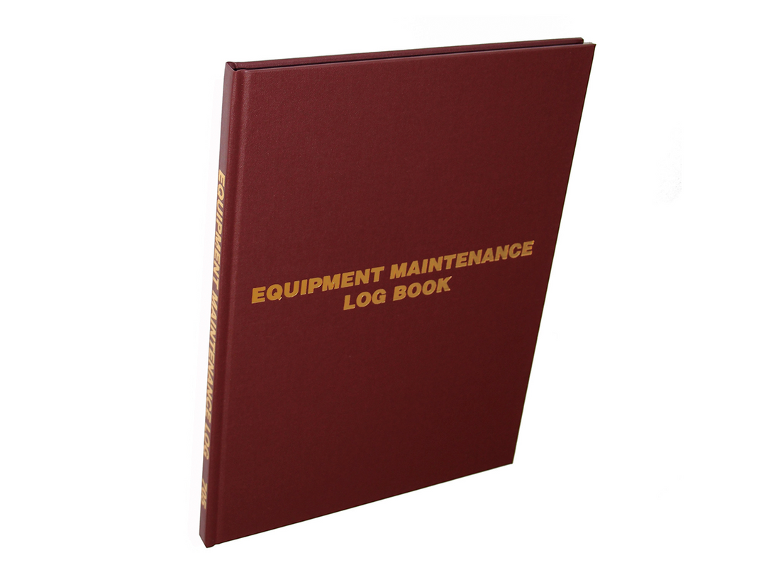 General Equipment Maintenance Log Book #705 - Sturdy and Affordable ...