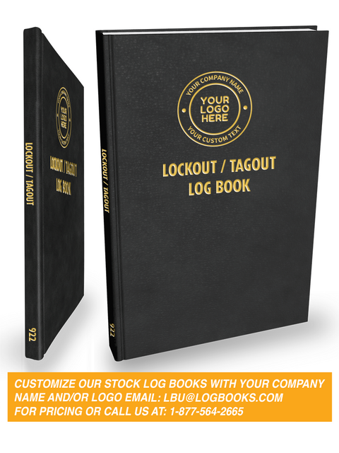 Lock-Out / Tag-Out Log Book #922 – Log Books Unlimited