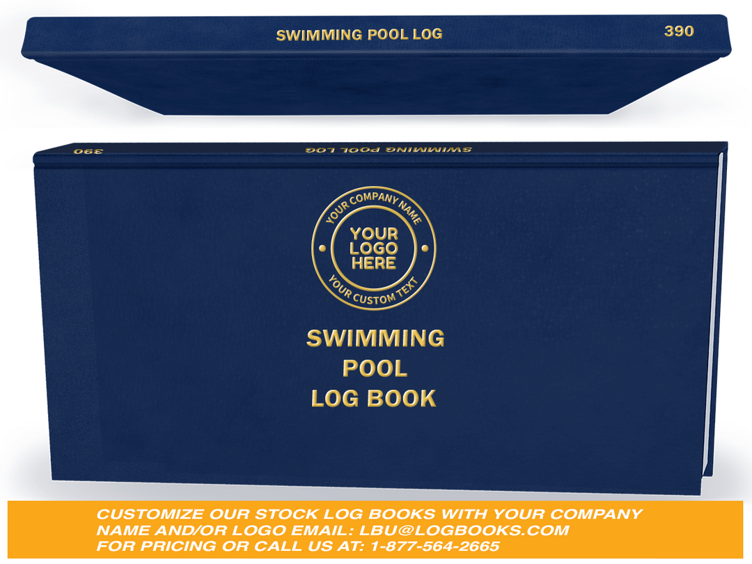 Swimming Pool Log Book #390 – Log Books Unlimited