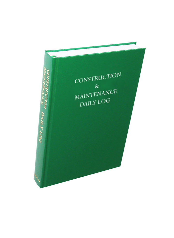 Construction Log Books – Log Books Unlimited