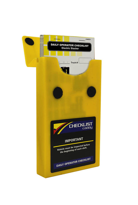 Electric Stacker Checklist + Plastic Caddy # SCADD(ES) – Log Books ...